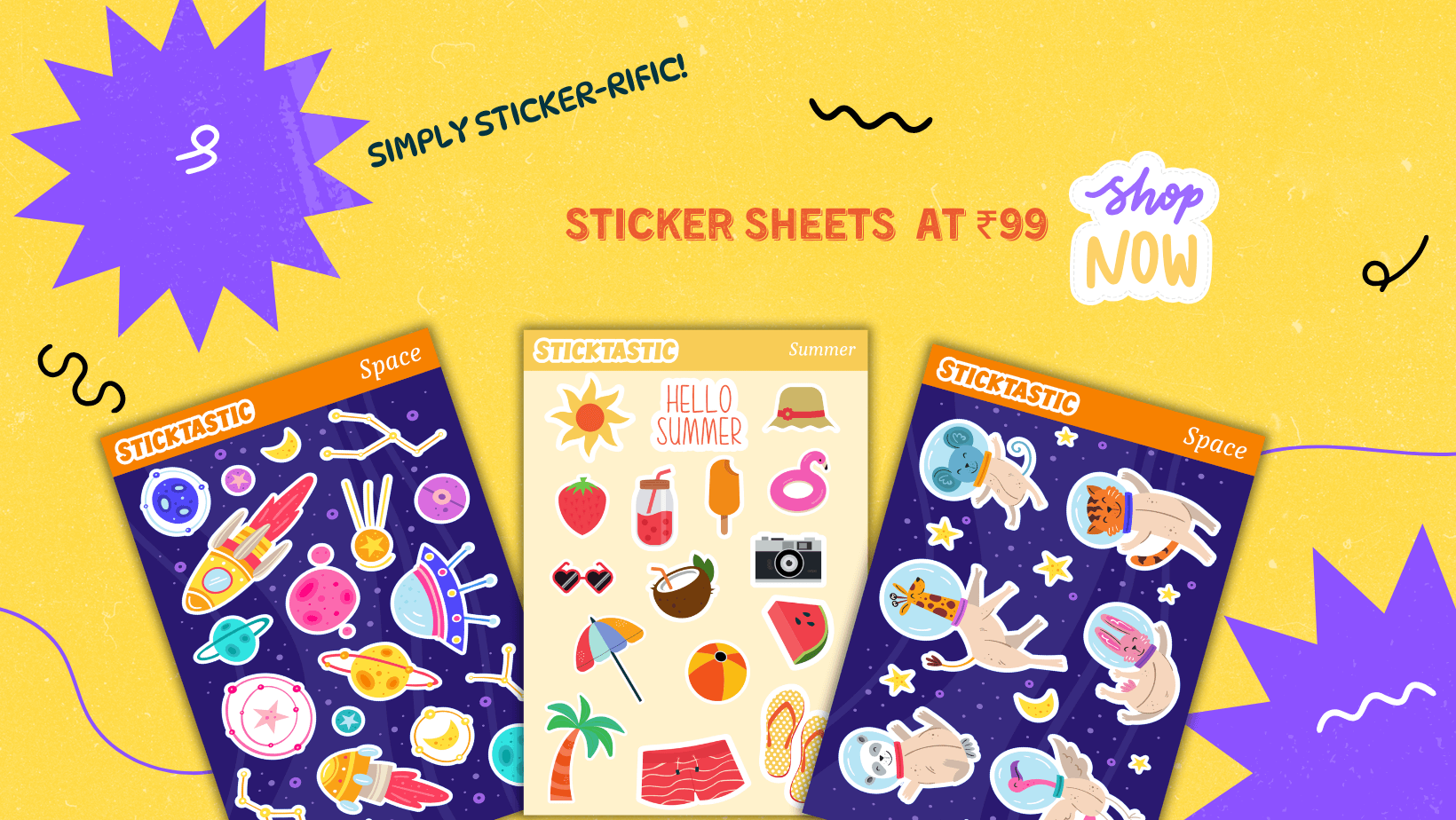 Sticktastic | Buy Fun, Quirky and Colourful Self Adhesive Stickers ...